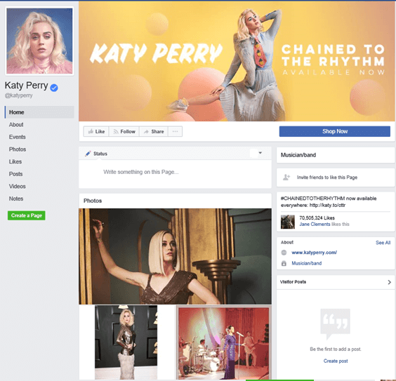 Facebook - Katy Perry | Music
