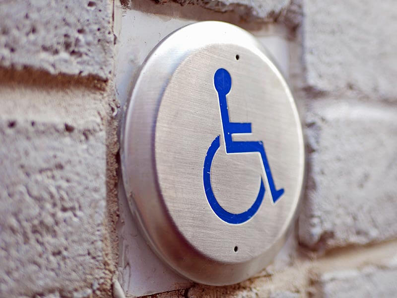 A disability sign
