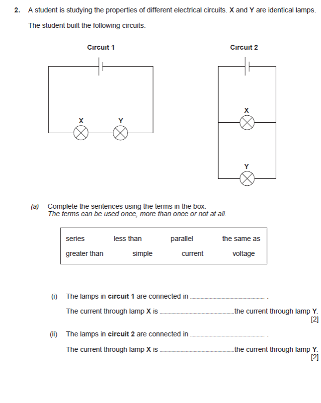 circuits section of the blended learning resource learners must ...